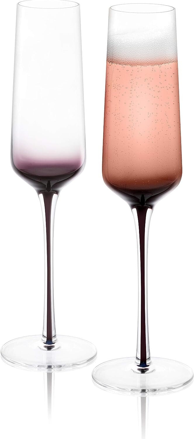 The Best Guide to Colored Champagne Flutes in 2025