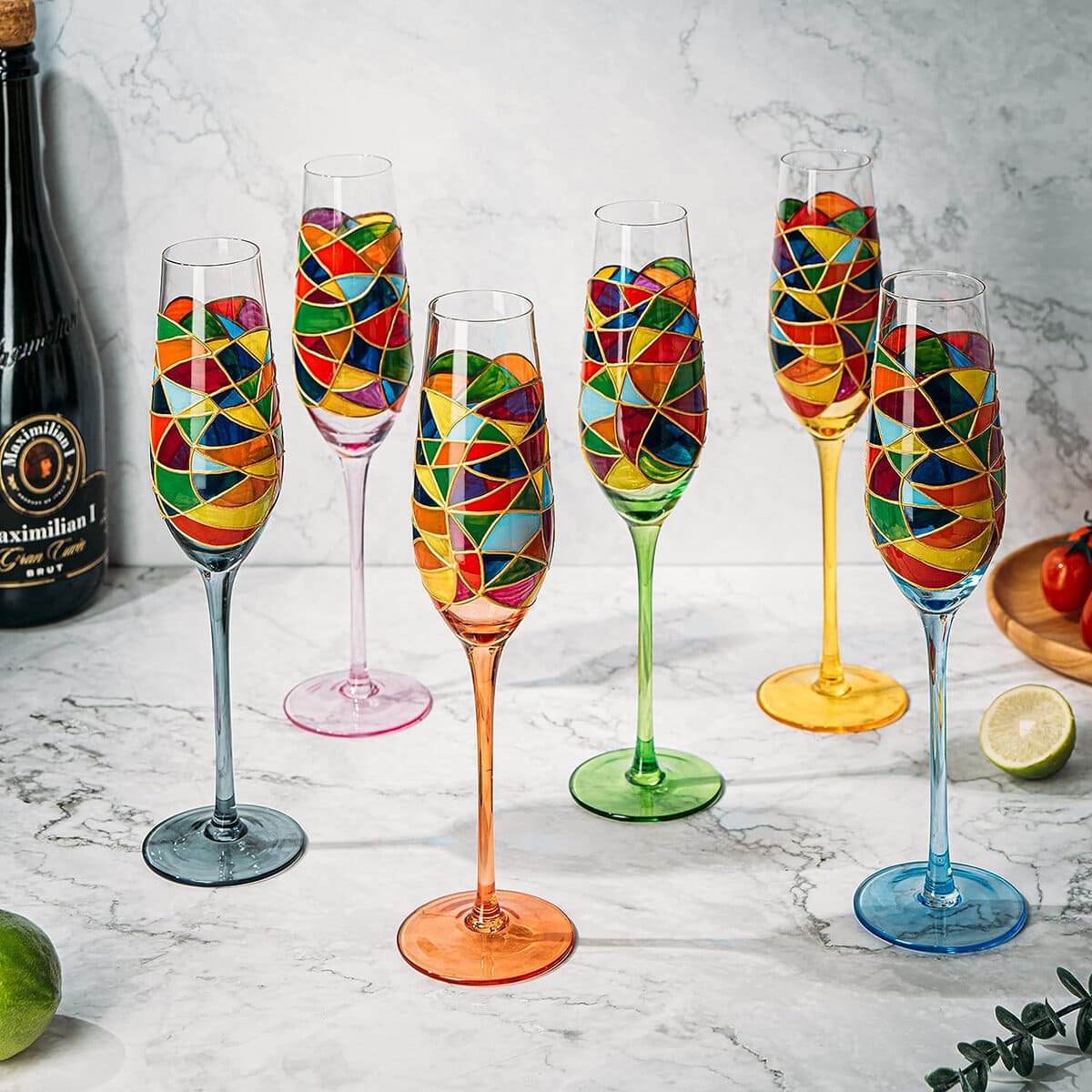 The Best Guide to Colored Champagne Flutes in 2025